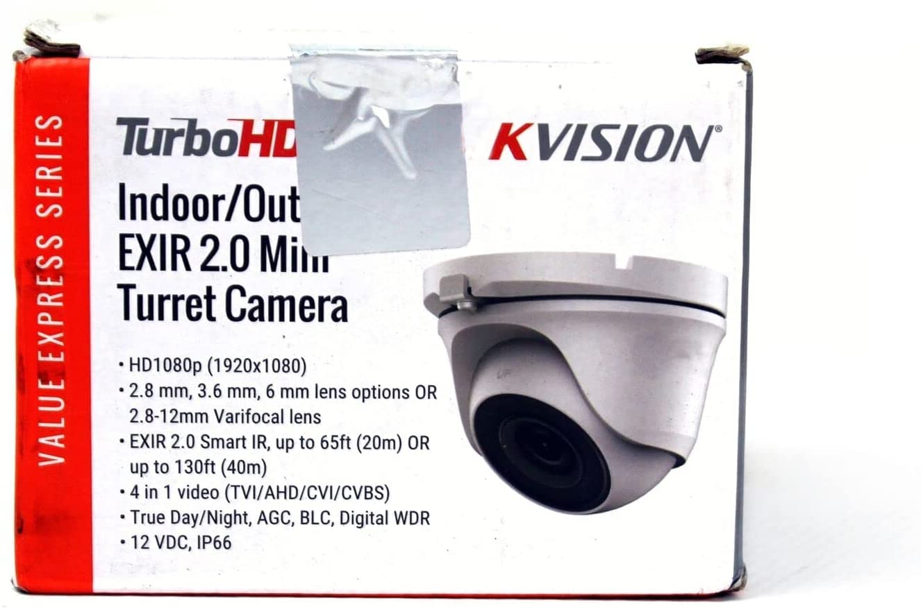 Real HD ECT-T12F2 1080P 2MP 2.8mm Wide Angle TVI IR Turret Dome Camera Outdoor Compatible with Hik Vision DVR