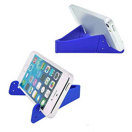 hudiemm0B Phone Holder, Universal Foldable Cell Phone V-Shape Stand Holder Mount Compatible with Smartphone Tablet Black