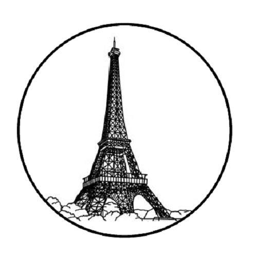 48 pcs Eiffel Tower!!!ââ Stickers Envelope Seals Labels Round Tags, Stamps Sticker for Gift Cards, Envelopes, Boxes for Holiday, Birthday, Christmas