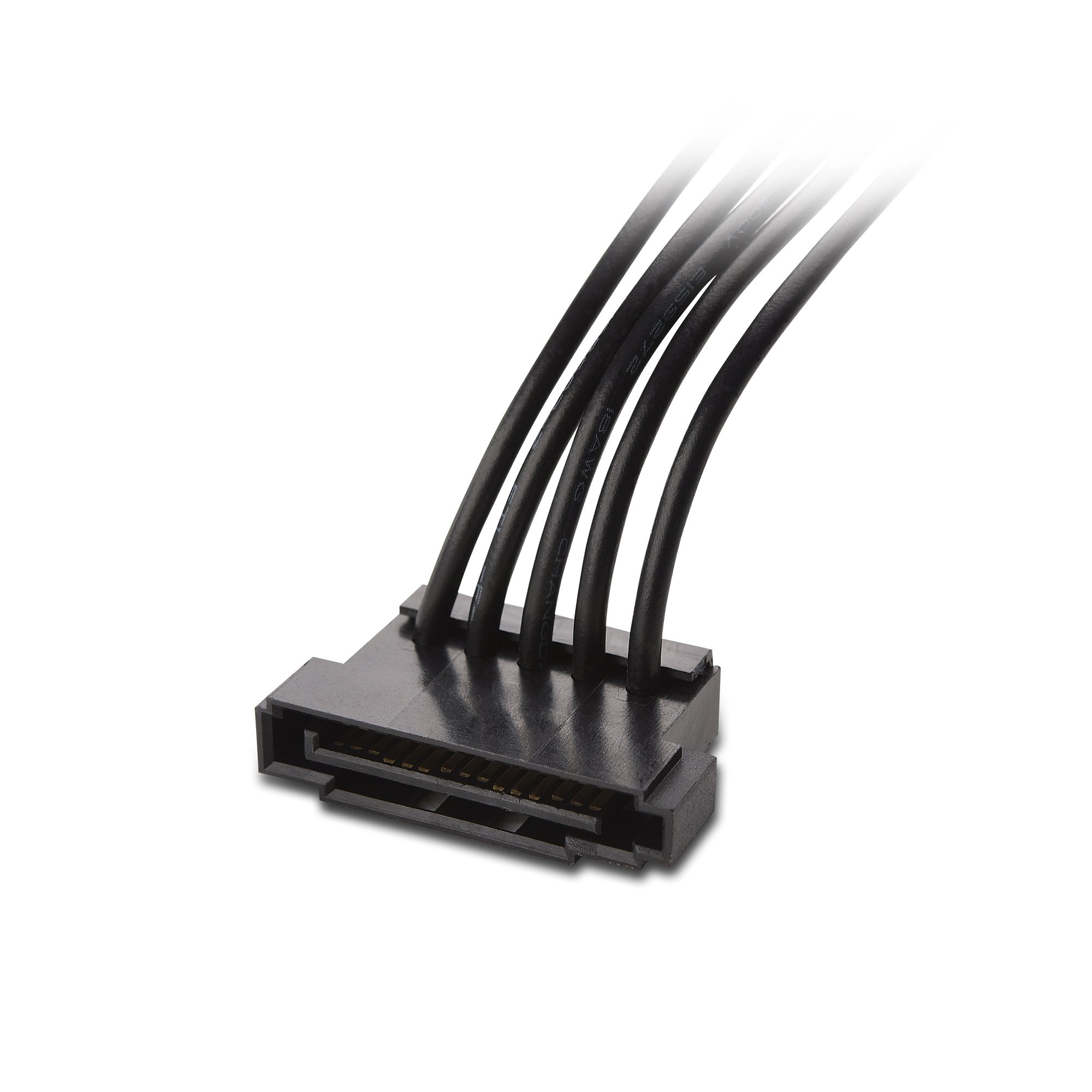 Cable Matters 2-Pack 15 Pin SATA to 4 SATA Power Splitter Cable - 18 Inches