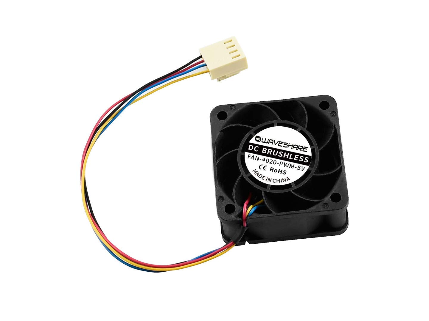 Dedicated DC 5V Cooling Fan Compatible with NVIDIA Jetson Nano Developer Kit and B01 Version PWM Speed Adjustment Strong Cooling Air Fan 40mm×40mm×20mm with 4PIN Reverse-Proof Connector