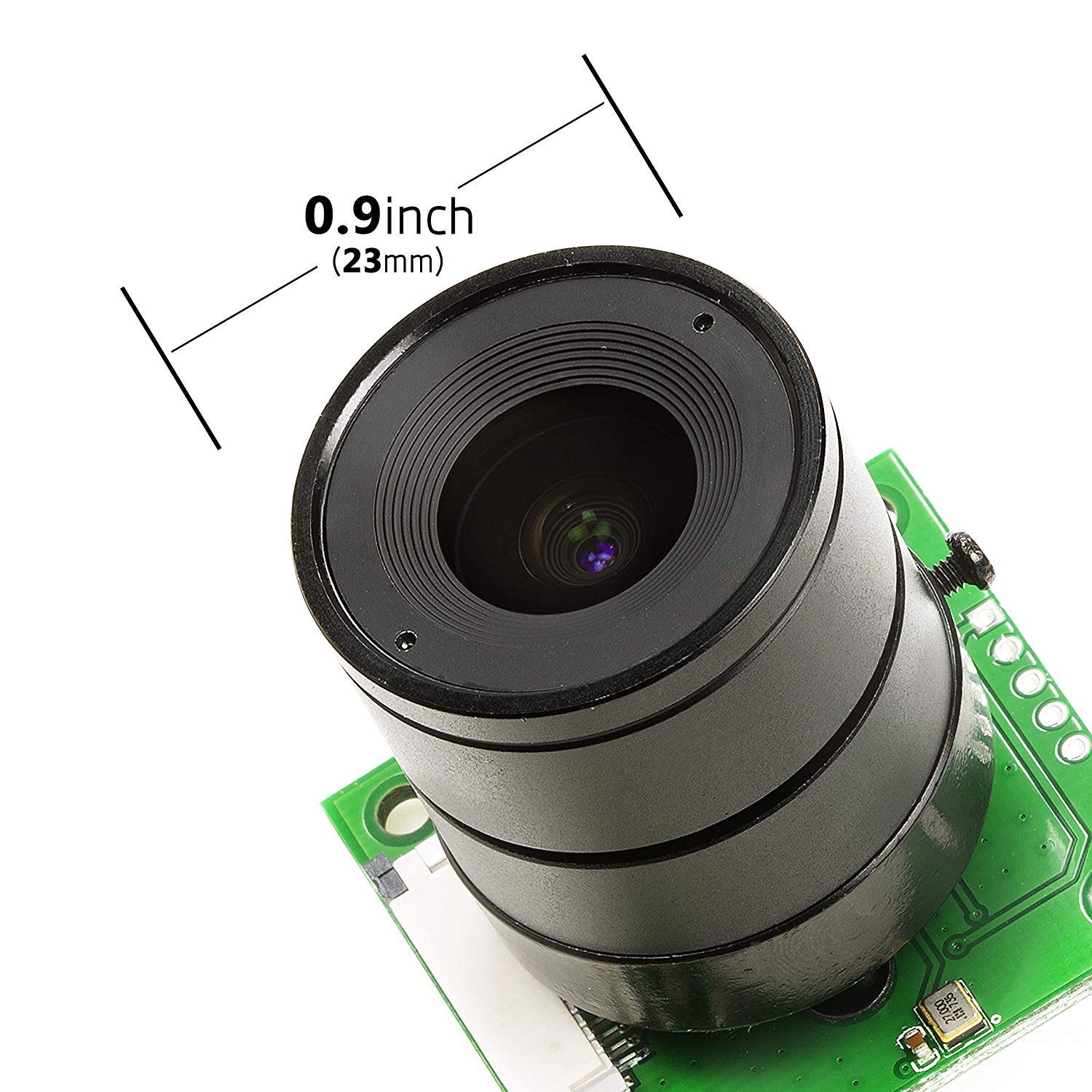 Arducam for Raspberry Pi 5 Camera Module with Interchangeable CS Mount Lens for Pi 5, 4, 3, 3B+, 5MP OV5647 1080P