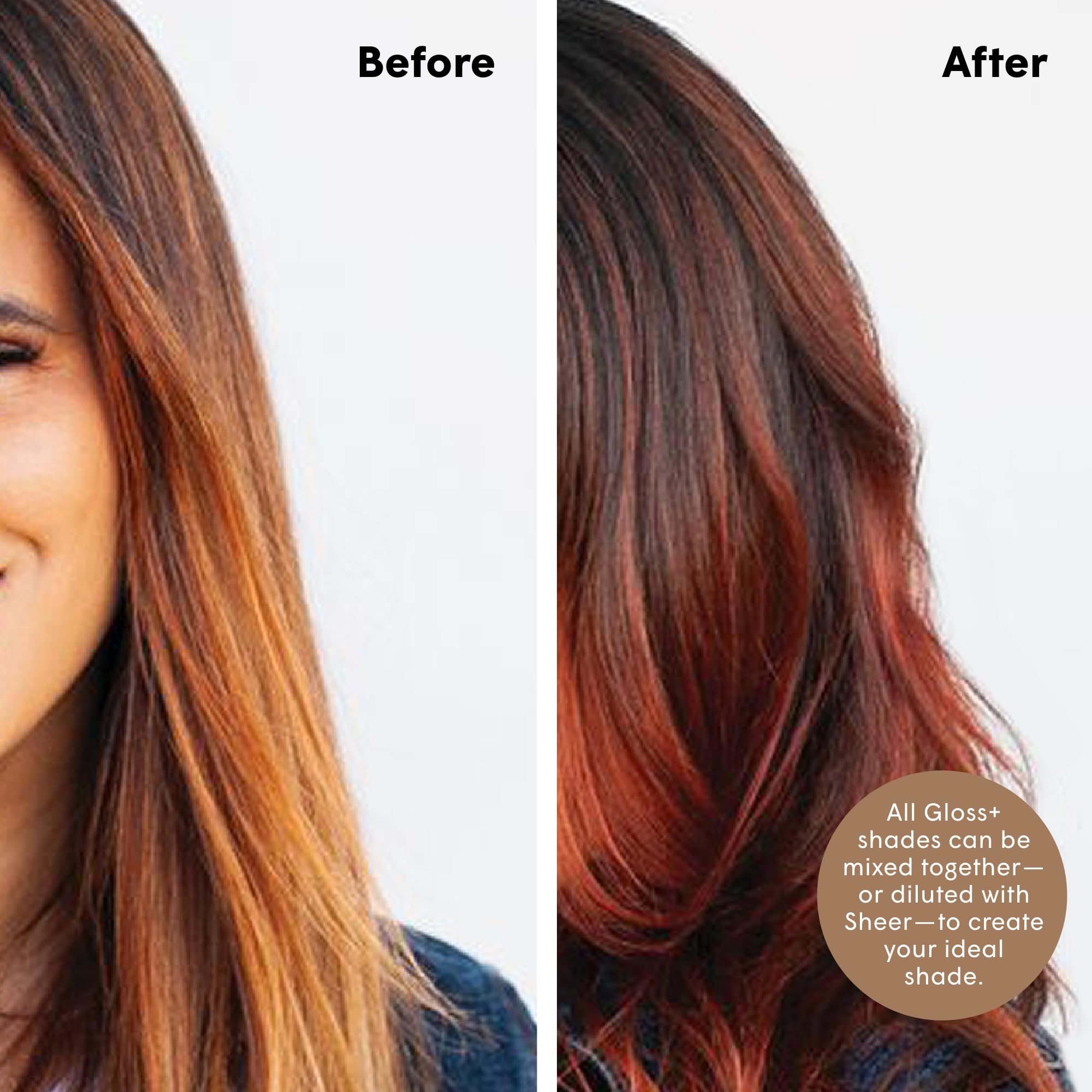dpHUE Gloss+, Copper - 6.5 oz (8-12 Applications) - Semi-Permanent Hair Color & Conditioner - Lasts Up to Eight Washes - Paraben, SLS & SLES Sulfate Free - Vegan, Leaping Bunny Certified