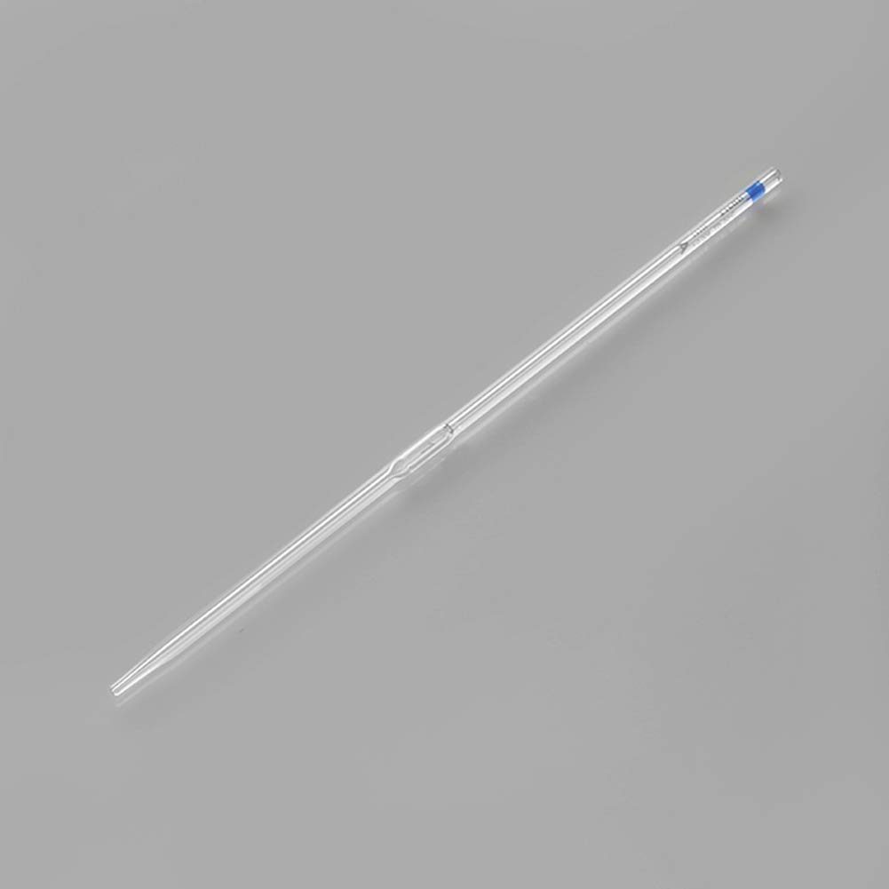 JRLGD 1mL Volumetric Pipet Pipette, Class A, Borosilicate Glass, Pack of 6