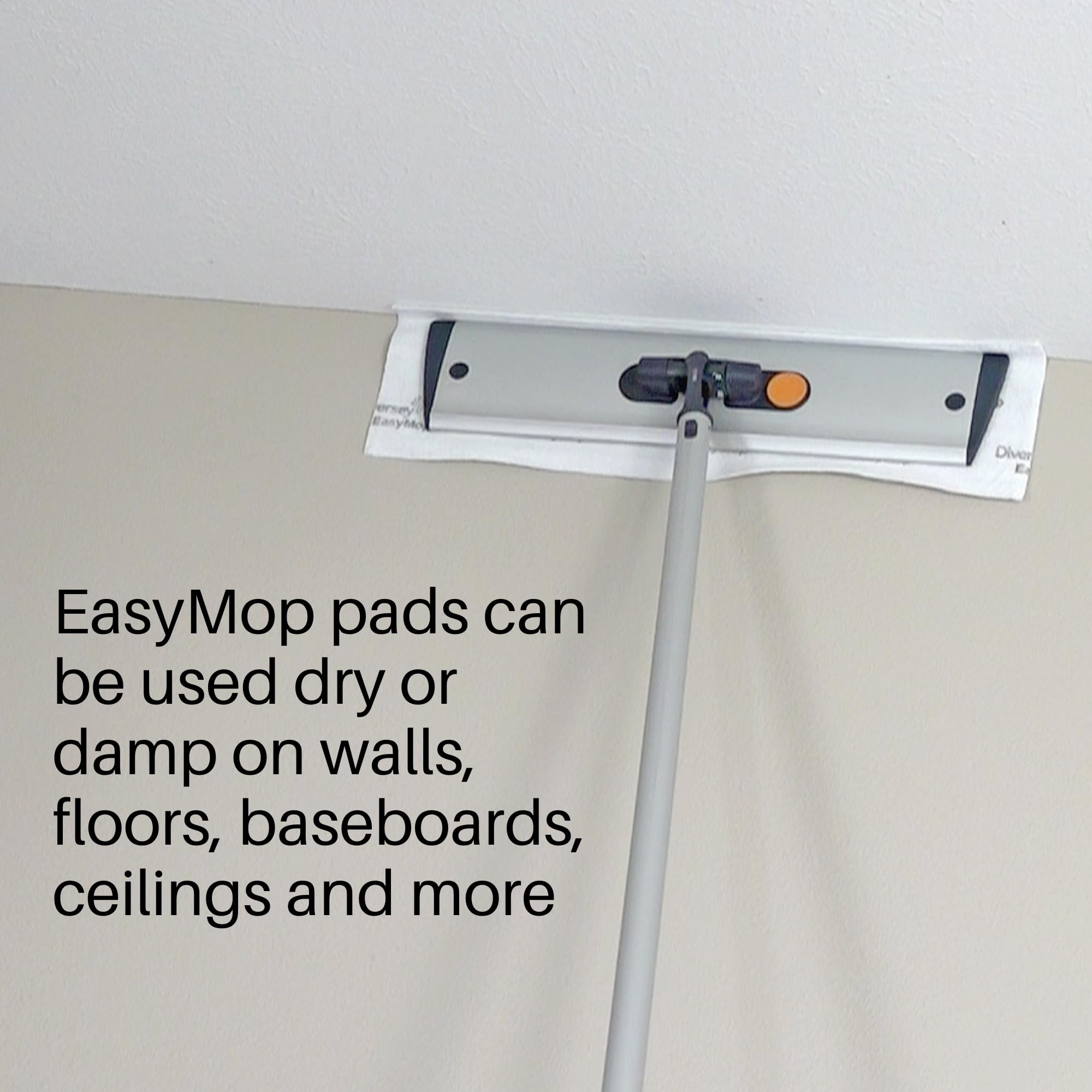 Diversey Taski Ultra Plus Mop Frame, 16" Mophead Size, Black/White, 16" Wide