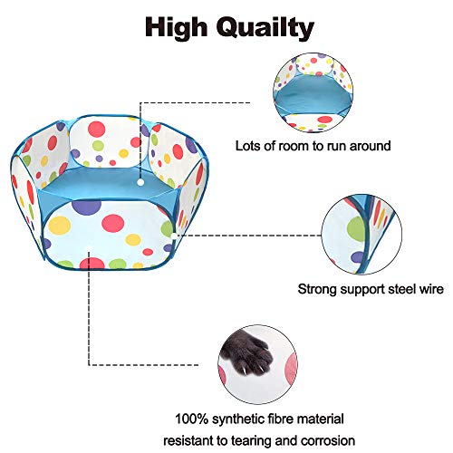 Amakunft 2 Pcs Large Guinea Pig Bed Mat, Rabbit Sleep Bed, 17.7x13.7x2 Inches, Small Animal Playpen for Bunny/Chinchilla/Hedgehog
