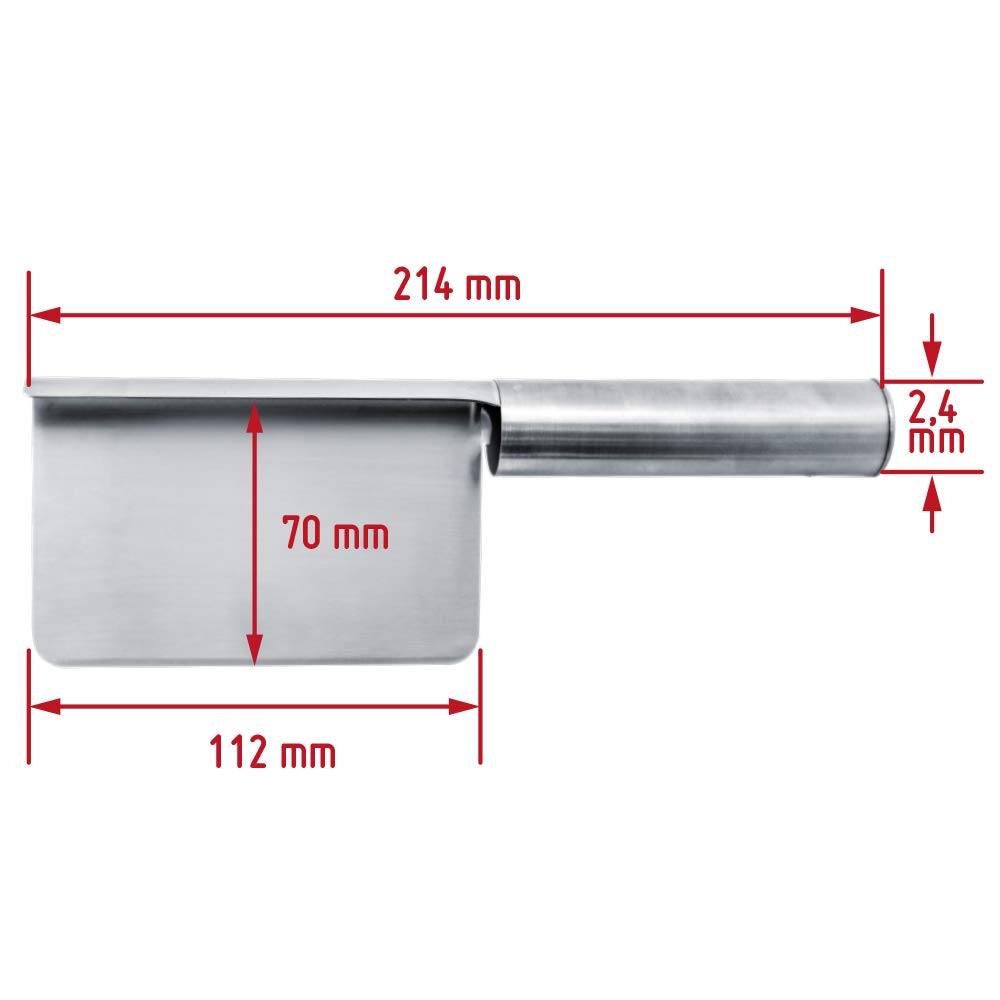 NERTHUS FIH 789-Crumb, Stainless Steel Crumb Catcher, 21 cm, 21cm, Steel