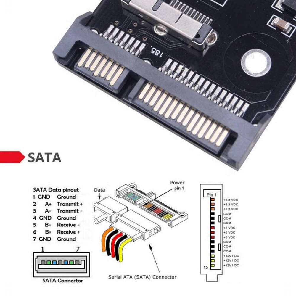 chenyang PCBA 12+6pin SSD to SATA 22Pin Hard Disk Cartridge Drive for 2010 2011 Mac Air A1369 A1370 SSD