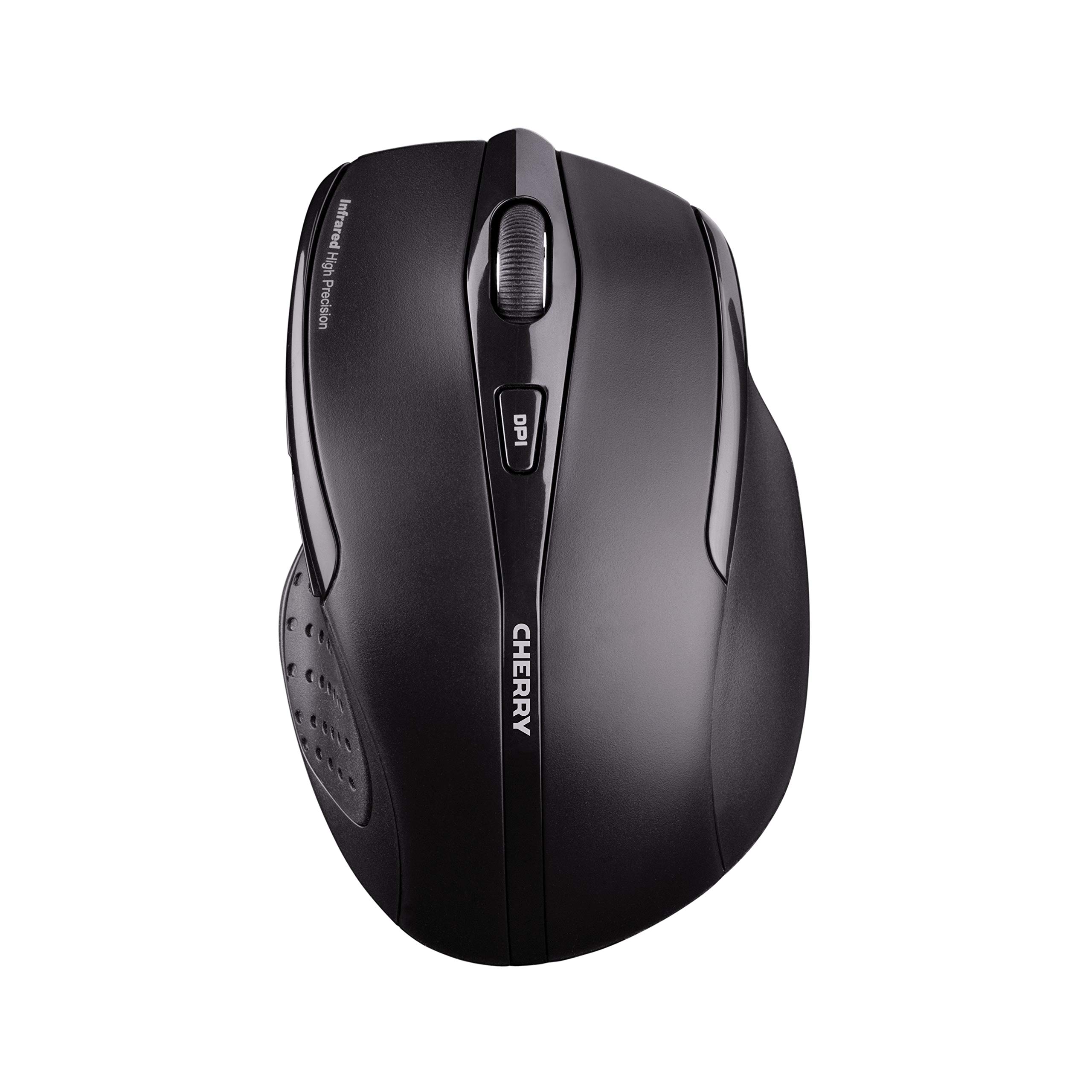 Cherry MW 3000 Wireless Mouse 2.4 GHz w/Nano USB Receiver, Black (UW7691)
