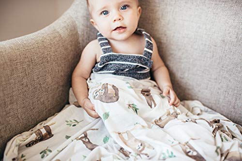 Copper Pearl Large Premium Knit Baby Swaddle Receiving Blanket Noah