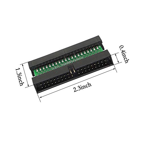 PNGKNYOCN IDE 40 Pin Male to Male Hard Drive Adapter 3.5 Inch Hard Disk Interface Male to Male Plug Industrial Computer POS Machine IDE Electronic Disk Adapter (Parallel Type)