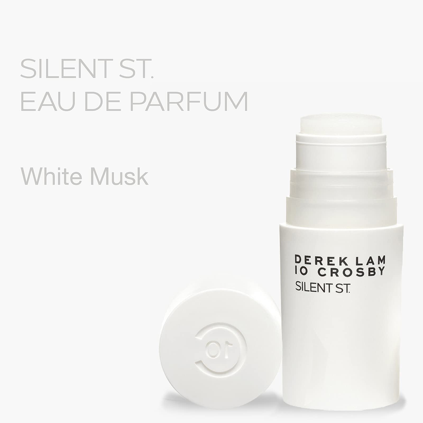 Derek Lam 10 Crosby - Silent St - 0.12 Oz Eau De Parfum - A Floral White Musk - Solid Stick Perfume For Women - Light, Powdery, Clean Notes