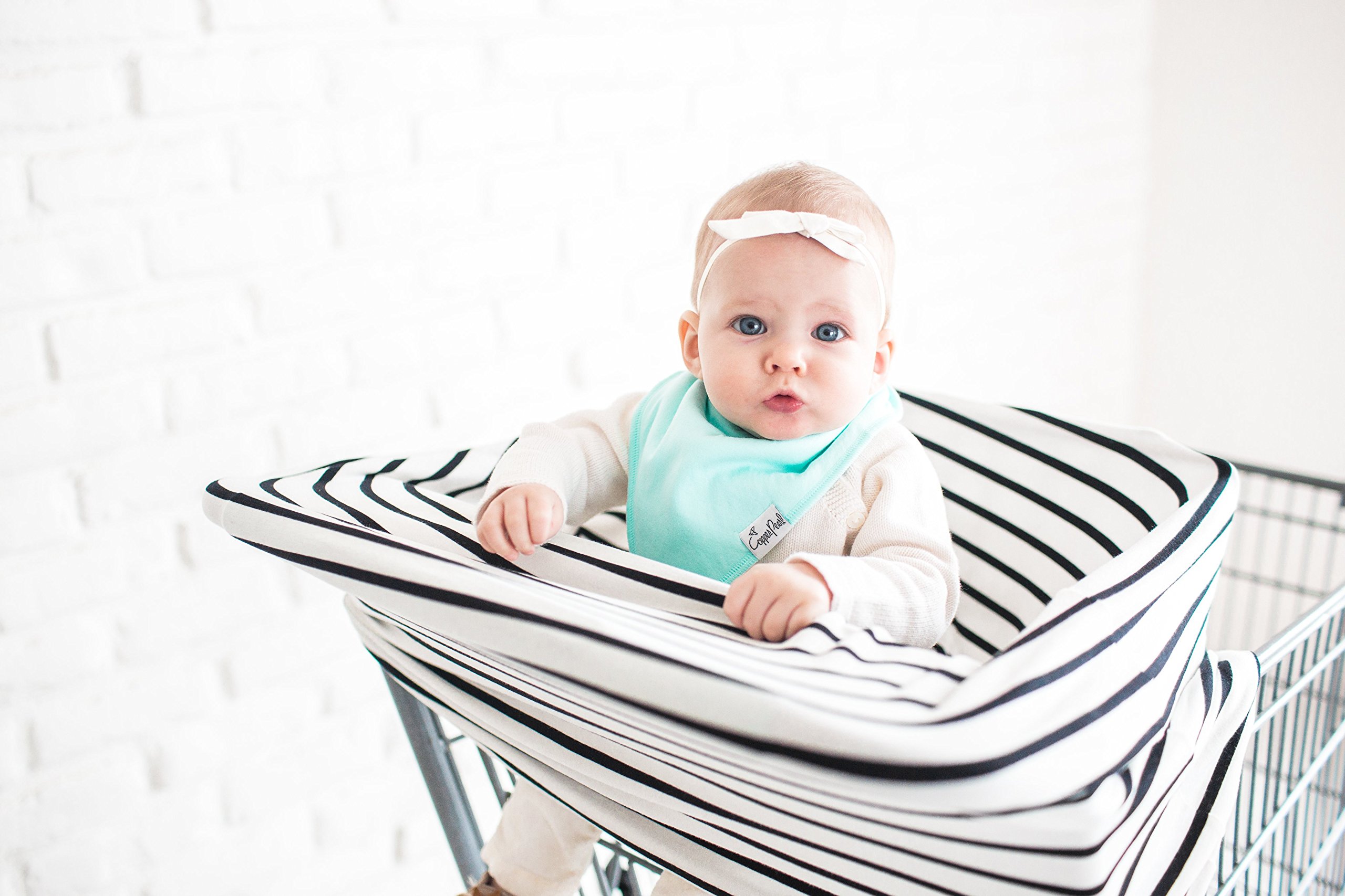 Copper Pearl Multi-Use Cover: Car Seat Covers, Nursing Cover, and Stroller Cover for Sun - Stretchy Fabric, All-Season Use, Stylish Designs, Easy Access for Moms - City