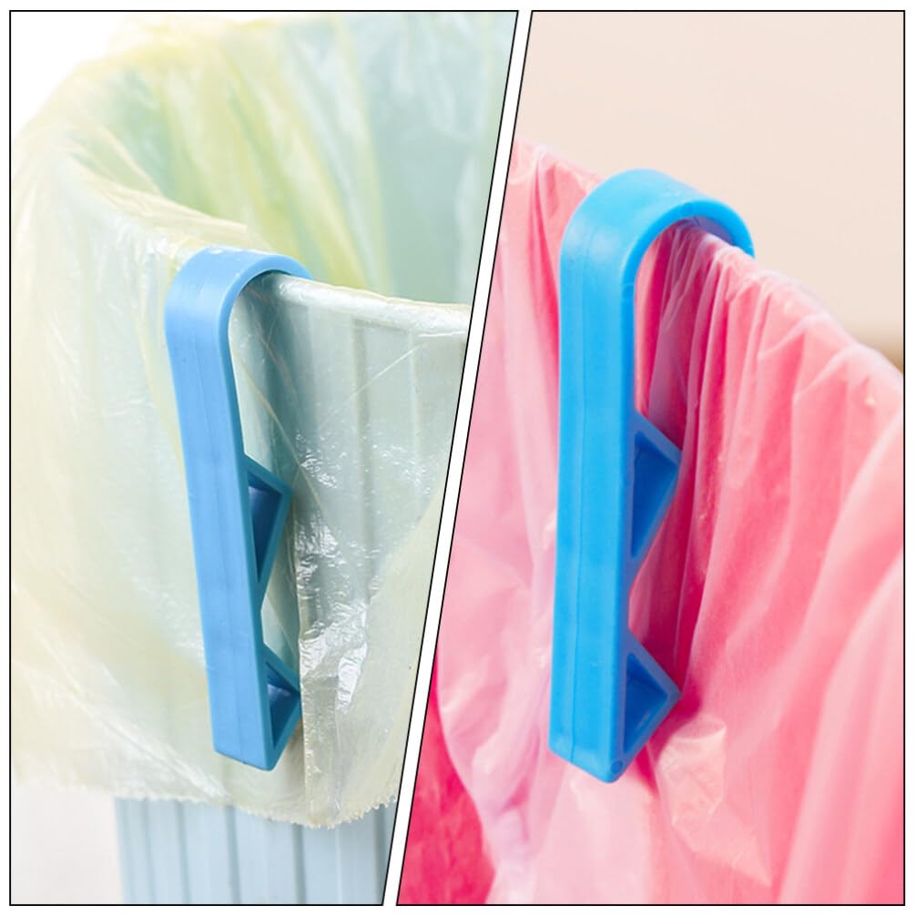 50pcs Plastic Garbage Bin Clip, Washroom Garbage Bag Clips, Plastic Trash Can Clips Waste Basket Bin Clamps Anti-Slip Fixation Clip for Home Office Kitchen,Sturdy Anti-Slip Fixation Clip Holder