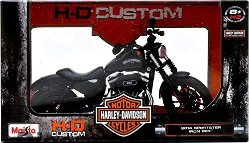 2014 Harley Davidson Sportster Iron 883 Motorcycle Model 1/12 by Maisto 32326