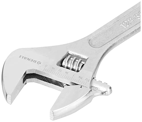 Amazon Brand - Denali Adjustable Wrench Set, 4-Piece (6-Inch, 8-Inch, 10-Inch, 12-Inch)