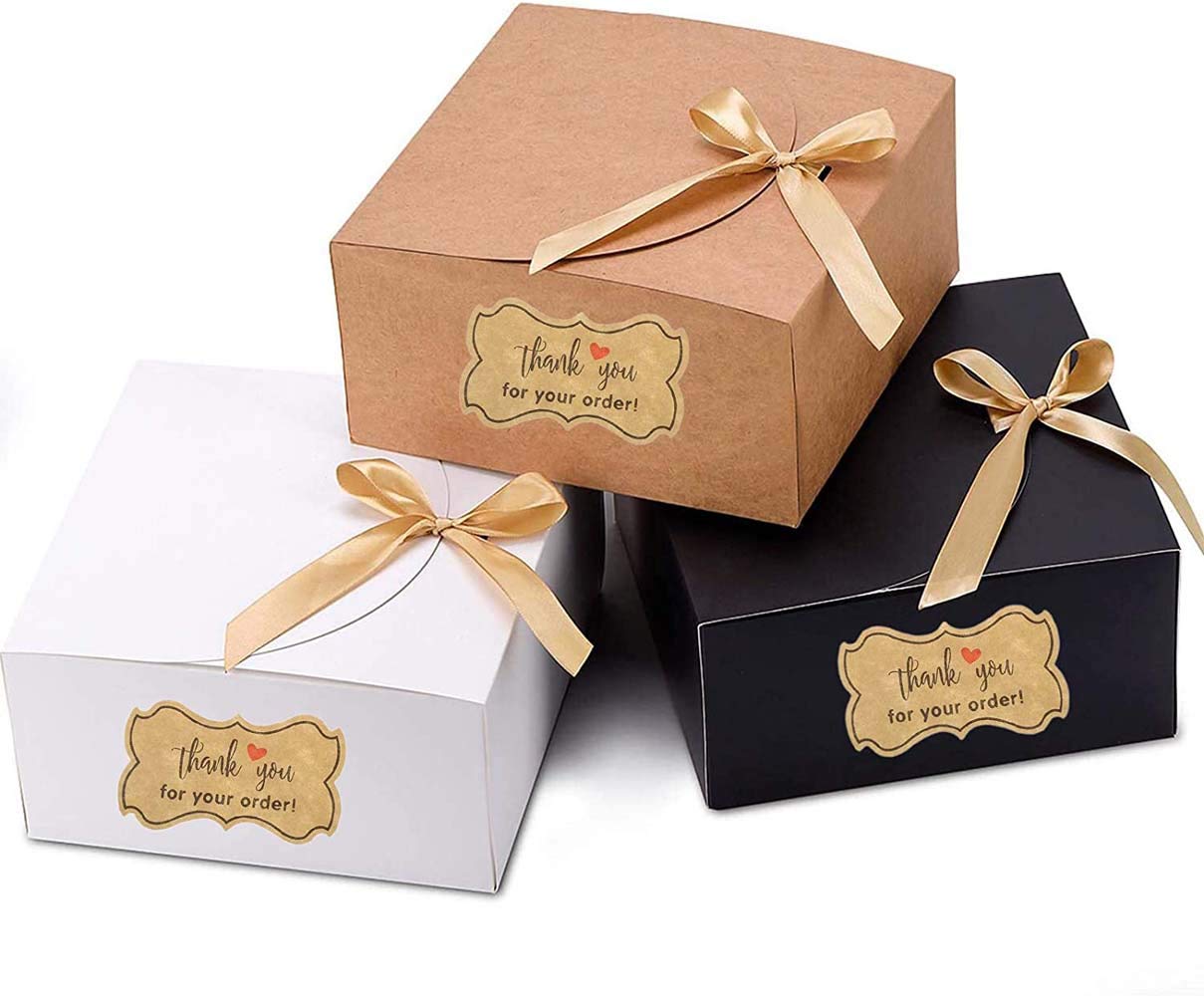Thank You for Your Order Stickers,Thank You for Supporting My Small Business Stickers, 3 * 5cm, 250 Labels per Roll, for Holiday Present Labels Decor