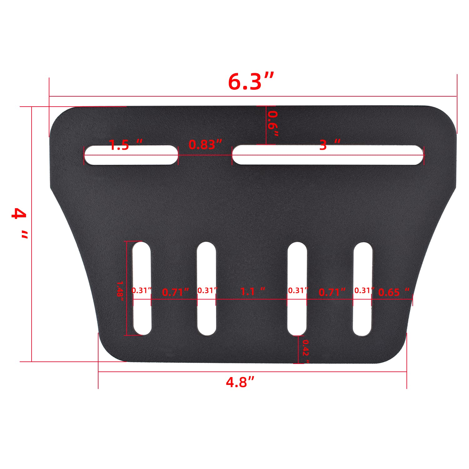 2PCs Bed Frame Modification Plate, Bed Frame Brackets Adapter, Headboard Brackets Connector Attachment Kit to Connect Headboard Footboard