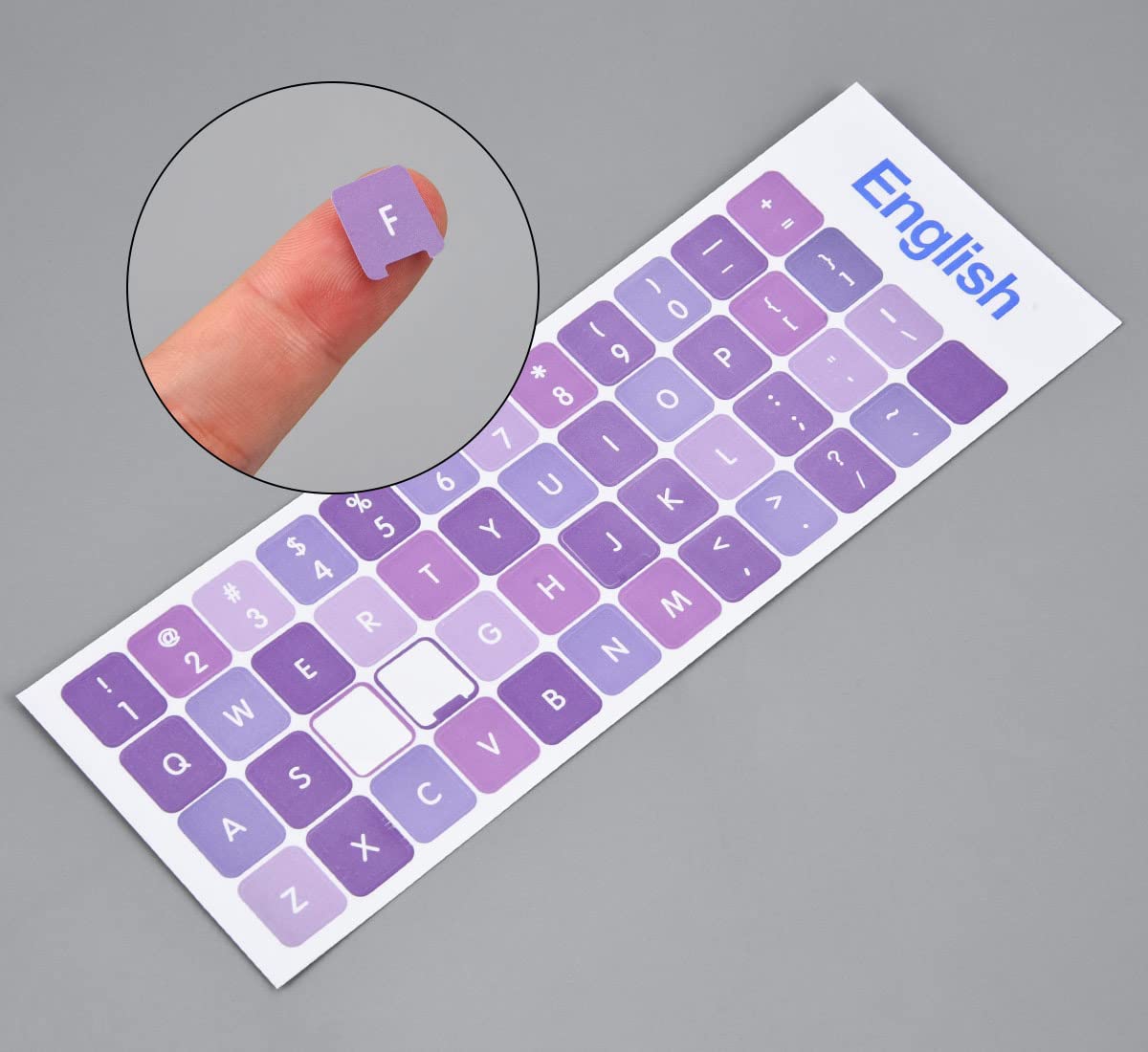 4-in-1 Universal Korean Keyboard Stickers Kit,Replacement Computer Keyboard Alphabet Stickers with Black Background White Lettering for MacBook Air Pro PC Notebook Laptop Desktop Computer