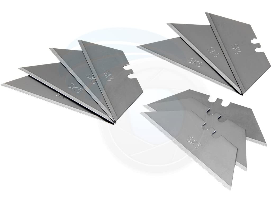 50Pcs Utility Knife Razor Blade Refill Replacement Double Sided Blades