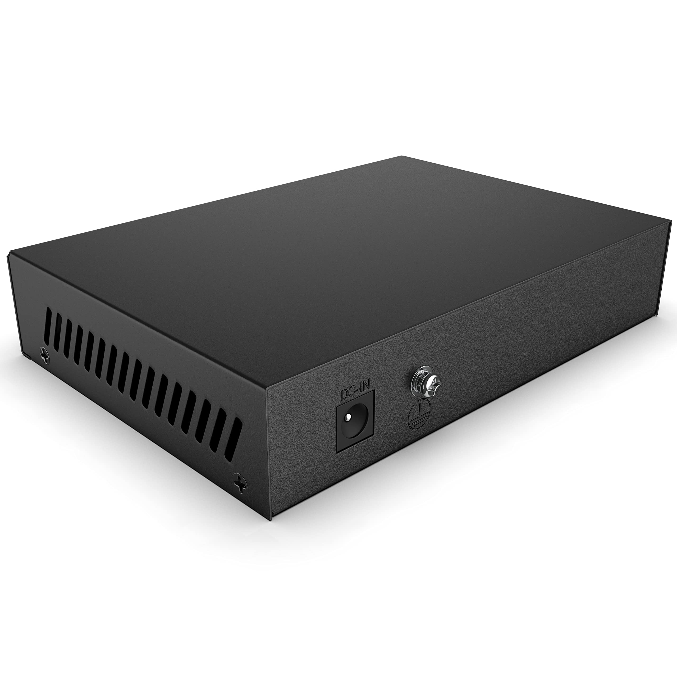 2.5GB Switch (5 Port) for Ethernet Network - High Speed 10M/100M/1G/2.5G Gigabit (802.3bz) - Unmanaged Plug & Play Fanless LAN Splitter - Metal Case - Wall Mountable - Tupavco TP1940