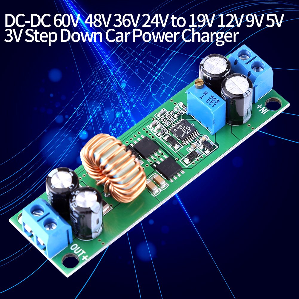 Power Supplies Module, DC-DC DC-DC Buck Converter 6.5V-60V to 1.25-30V 10A Adjustable Step Down Converter Power Supplies Module