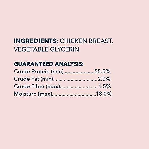 Amazon Brand – Wag Chewy Whole Muscle American Jerky Dog Treats – Chicken (1 lb), Grain Free