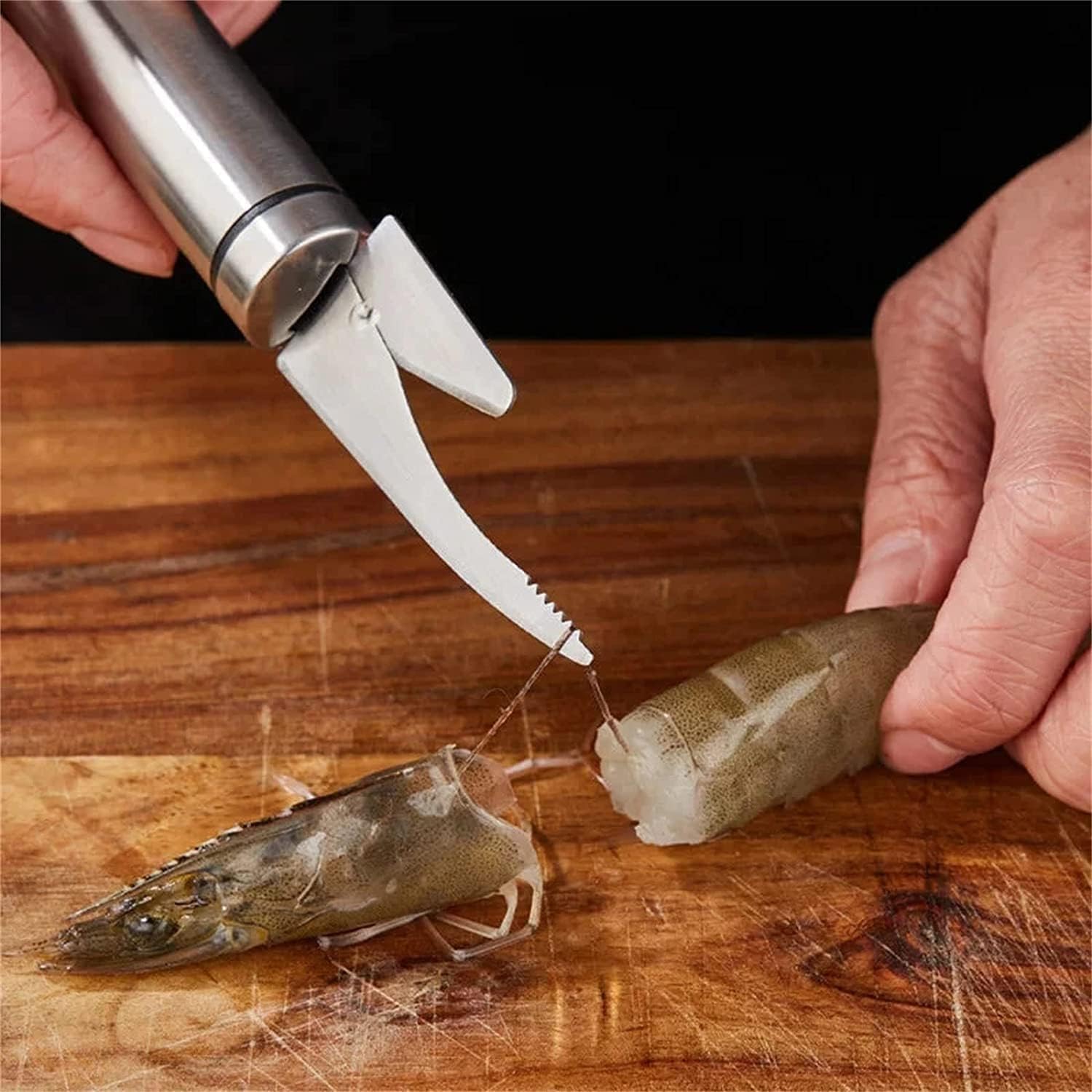 5 in 1 Multifunctional Shrimp Line Fish Maw Knife, 5 In 1 Multifunctional Shrimp Deveiner and Peeler Knife Tool, Removing Splitting/Scaling/Cutting. (3 PCS)