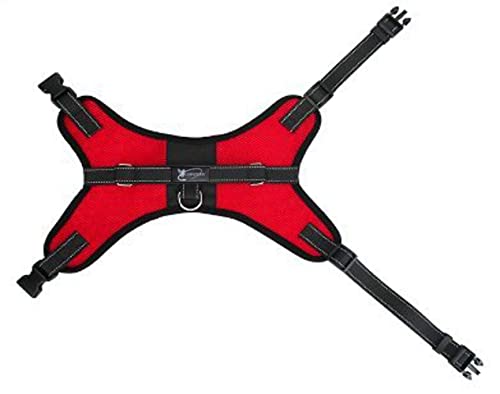 Copatchy No Pull Reflective Dog Harness (Small, red)