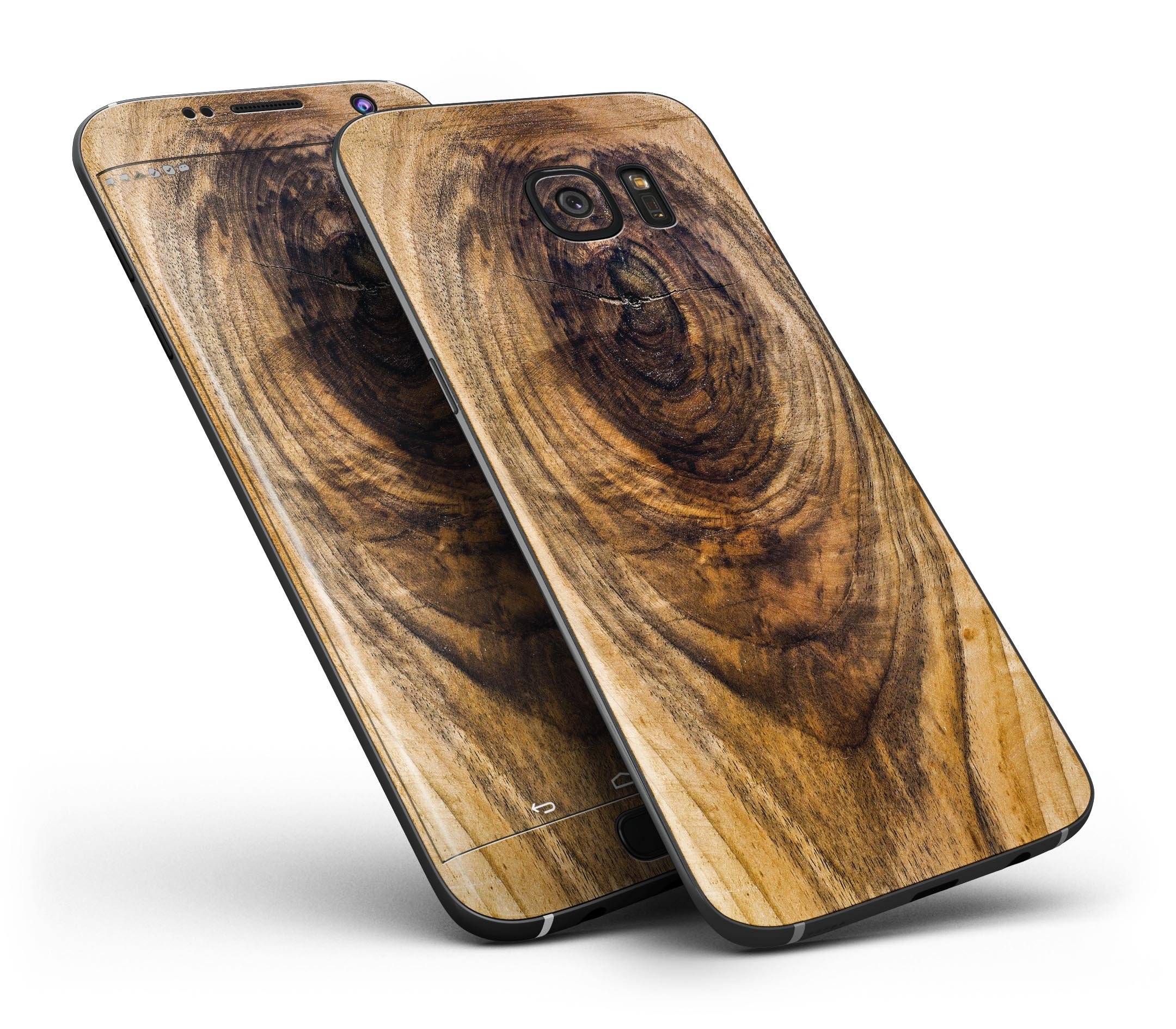 Design Skinz Design Skinz Light Knotted Woodgrain Full-Body Wrap Decal Skin-Kit for The Galaxy S9 Plus