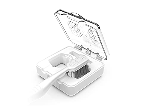 Ooak Eco-Friendly V-Eco Toothbrush with a Replaceable Brush Head System with 1 Additional Replacement Head - Silver Chrome