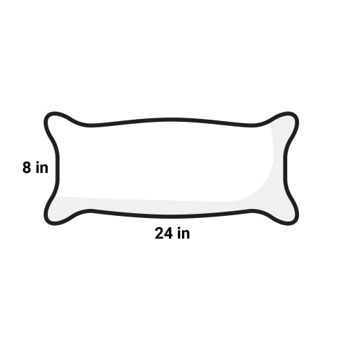 Chandler 4 Corners Artist-Designed 4 Leaf Clover Hand-Hooked Wool Decorative Throw Pillow (8β x 24β) St Patrick's Pillow for Couches & Beds - Low Maintenance St Patty's Day Shamrock Lumbar Pillow