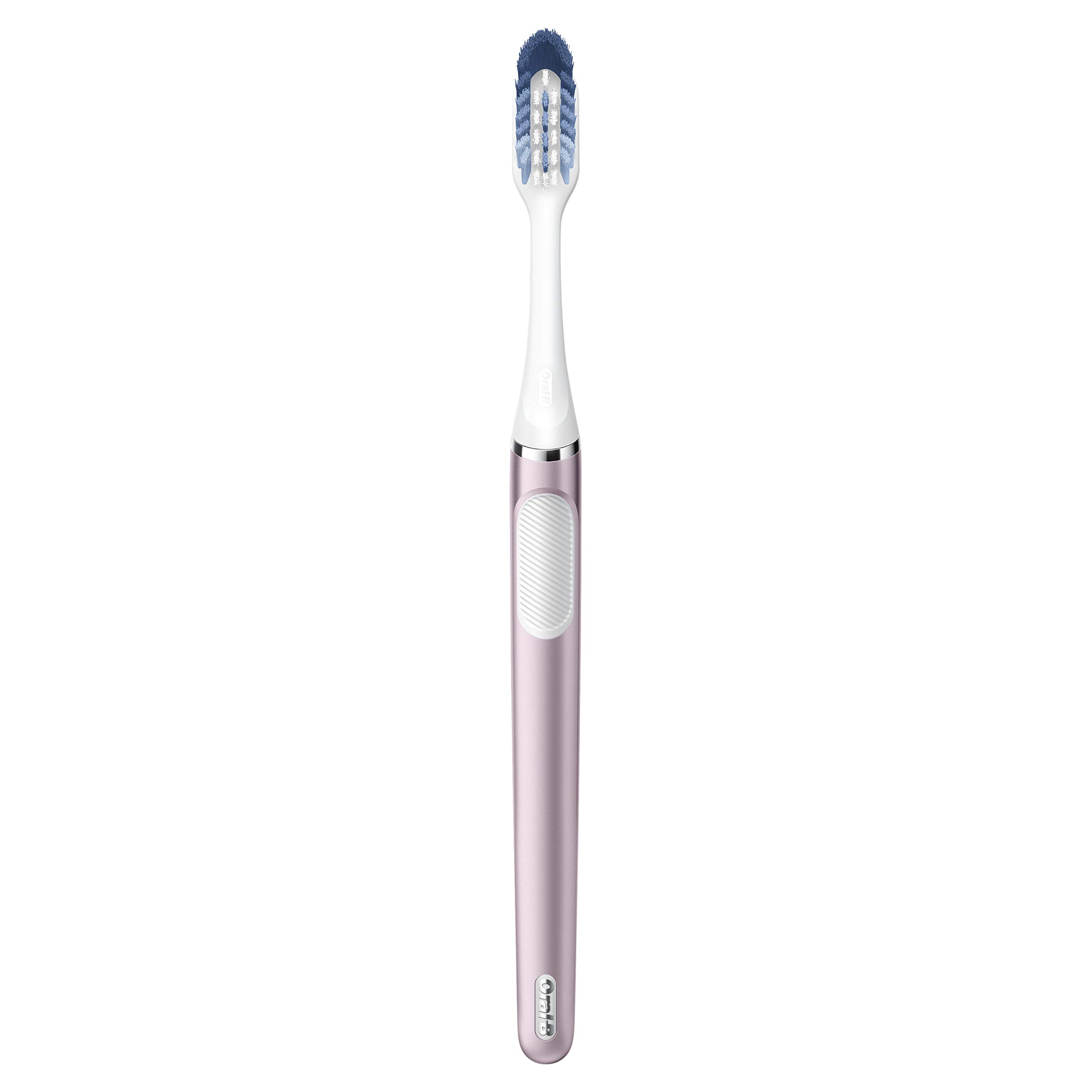 Oral-B Clic Toothbrush, Rose, with Brush Head and Magnetic Toothbrush Holder