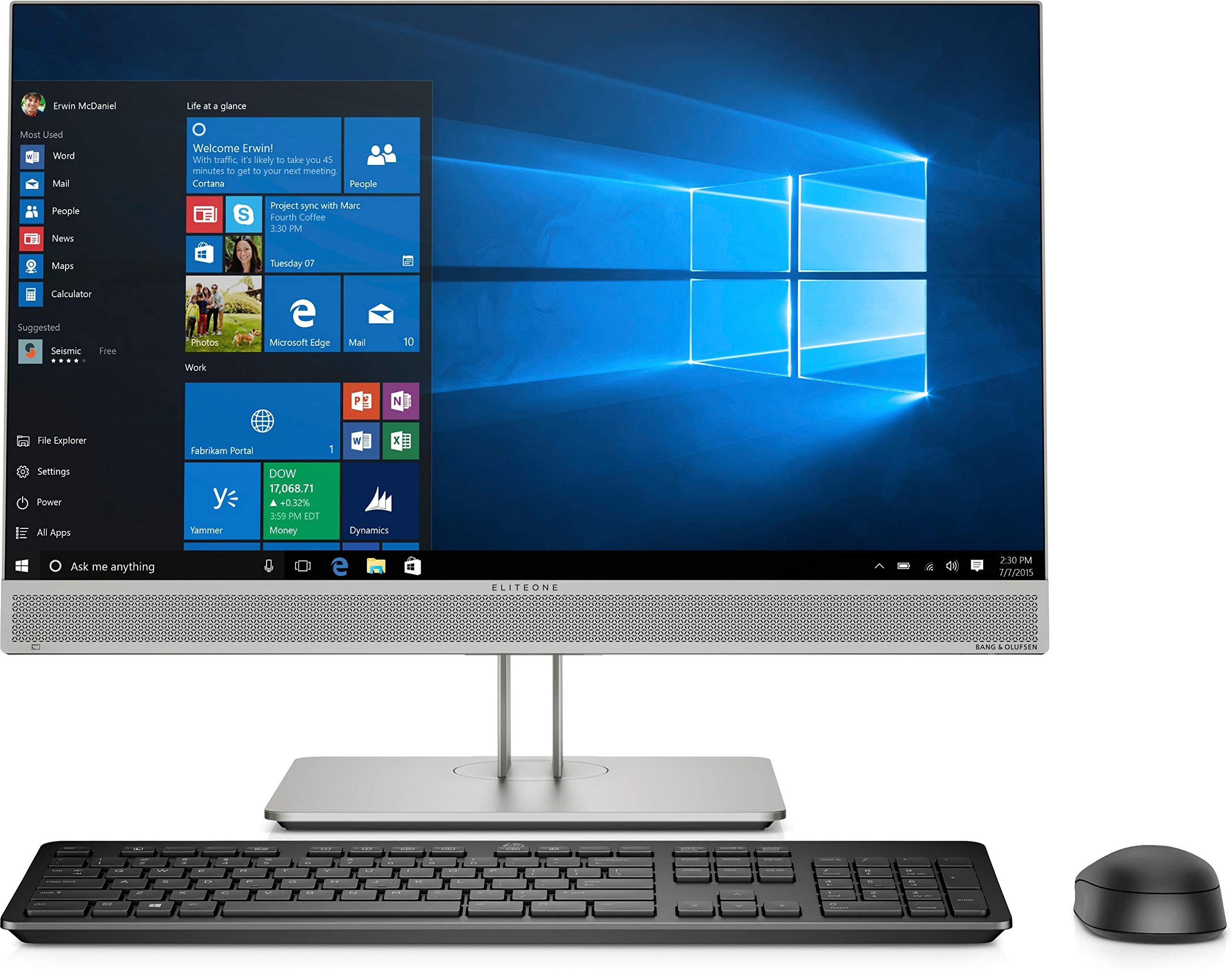 EliteOne 800 G5 All-in-One Computer - Core i5 i5-9500 - 8 GB RAM - 256 GB SSD - 23.8" 1920 x 1080 - Desktop - Windows 10 Pro 64-bit - Intel UHD Graphics 630 - DVD-Writer - English Keyboard
