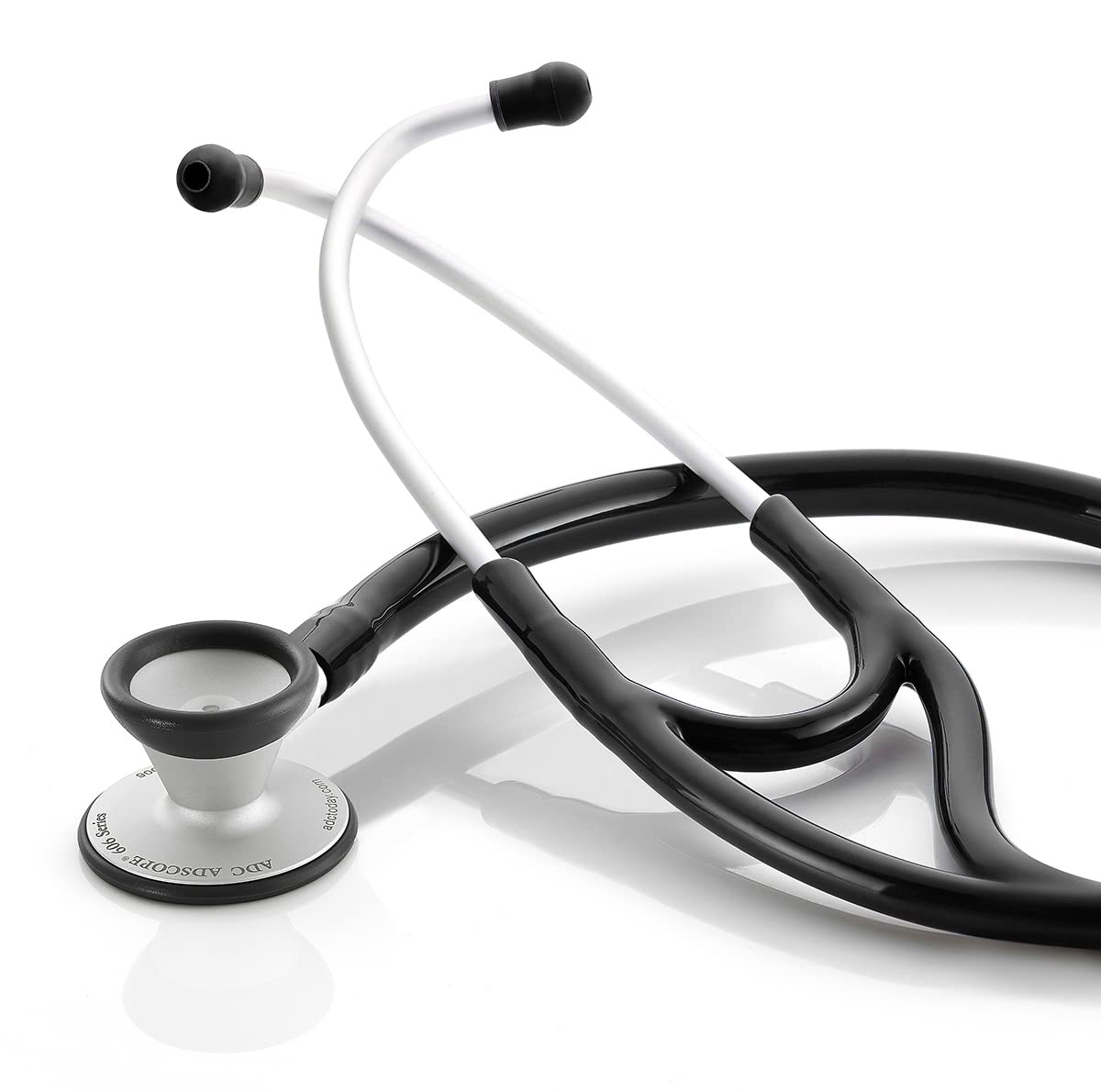 ADC Adscope 606 Ultra Lightweight Cardiology Stethoscope with Tunable AFD Technology, Black
