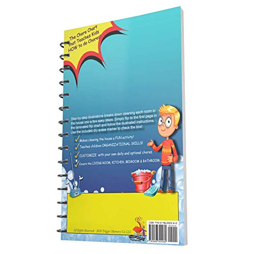 Trigger Memory Kids Chore Chart Step by Step Cleaning System
