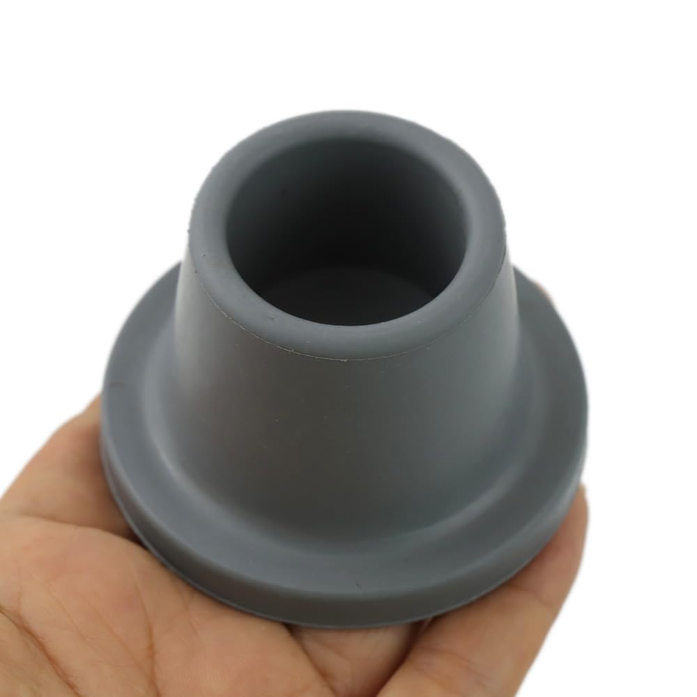 4pcs Replacement Feet for Shower Chair Bath Seat, Shower stools and Transfer Bench, Non-Skid Shower Bench and Tub Transfer Benches Rubber Suction Cup Feet, Metal Insert Reinforced (1-1/8" I.D)