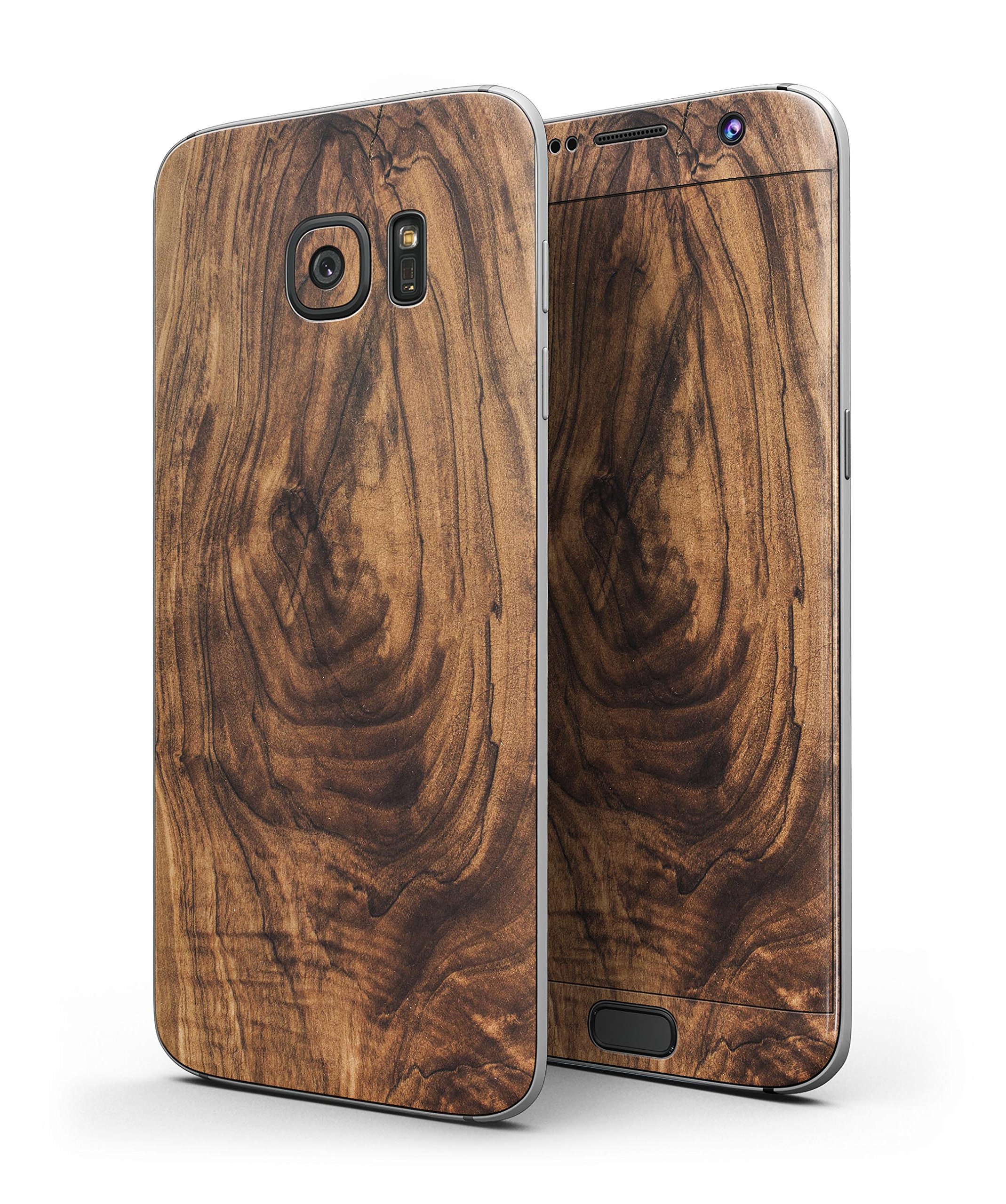 Design Skinz Design Skinz Raw Wood Planks V11 Full-Body Wrap Decal Skin-Kit for The Galaxy S9 Plus