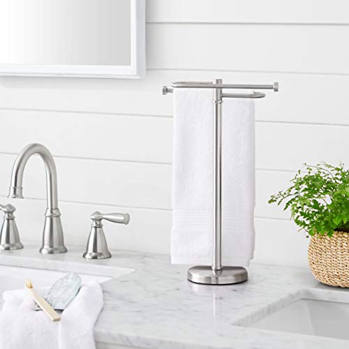 Amazon Basics Bathroom Accessory Collection - Towel Holder, Matte