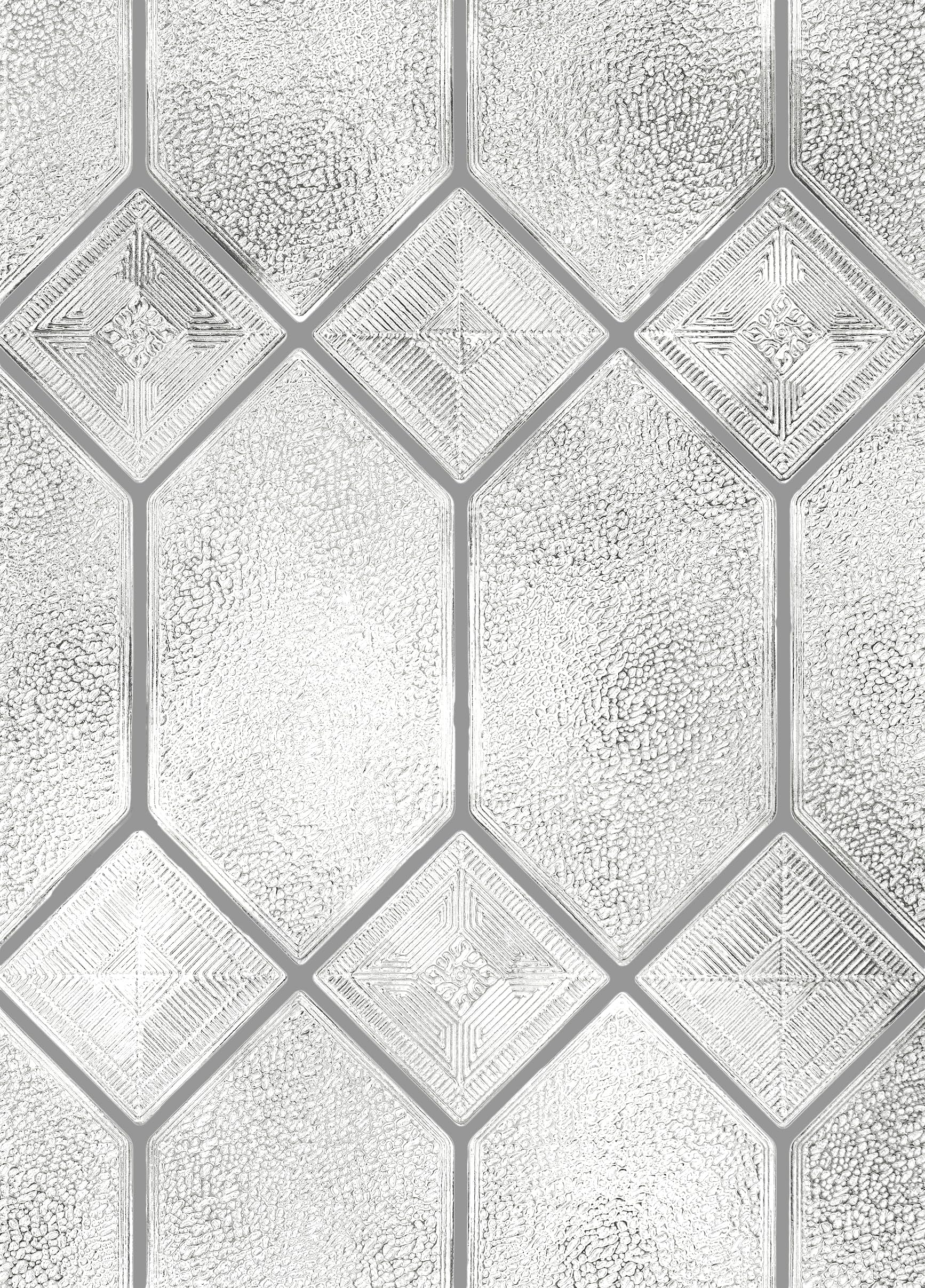 Artscape Old English | Window Privacy Film Textured Glass Pattern | Non-Adhesive & UV Protection | Easy to Apply & Removable | 24 x 36 inches | Made in USA