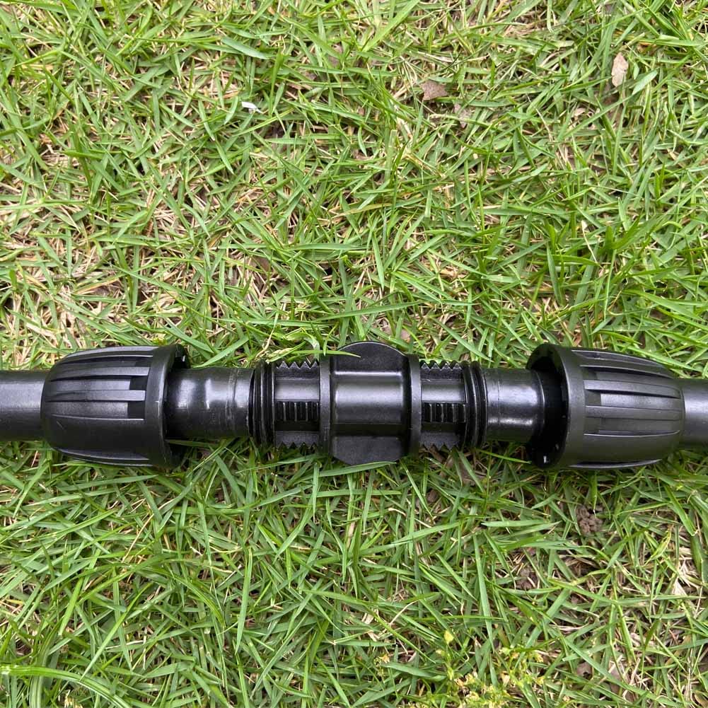5 Pack 1/2" Drip Irrigation Fittings, Lock Barbed Straight Connectors, 1/2 inch Drip Connectors for Tubing(1/2" ID x 0.65" OD), Anti-Drop Straight Connect for Irrigation Tubing