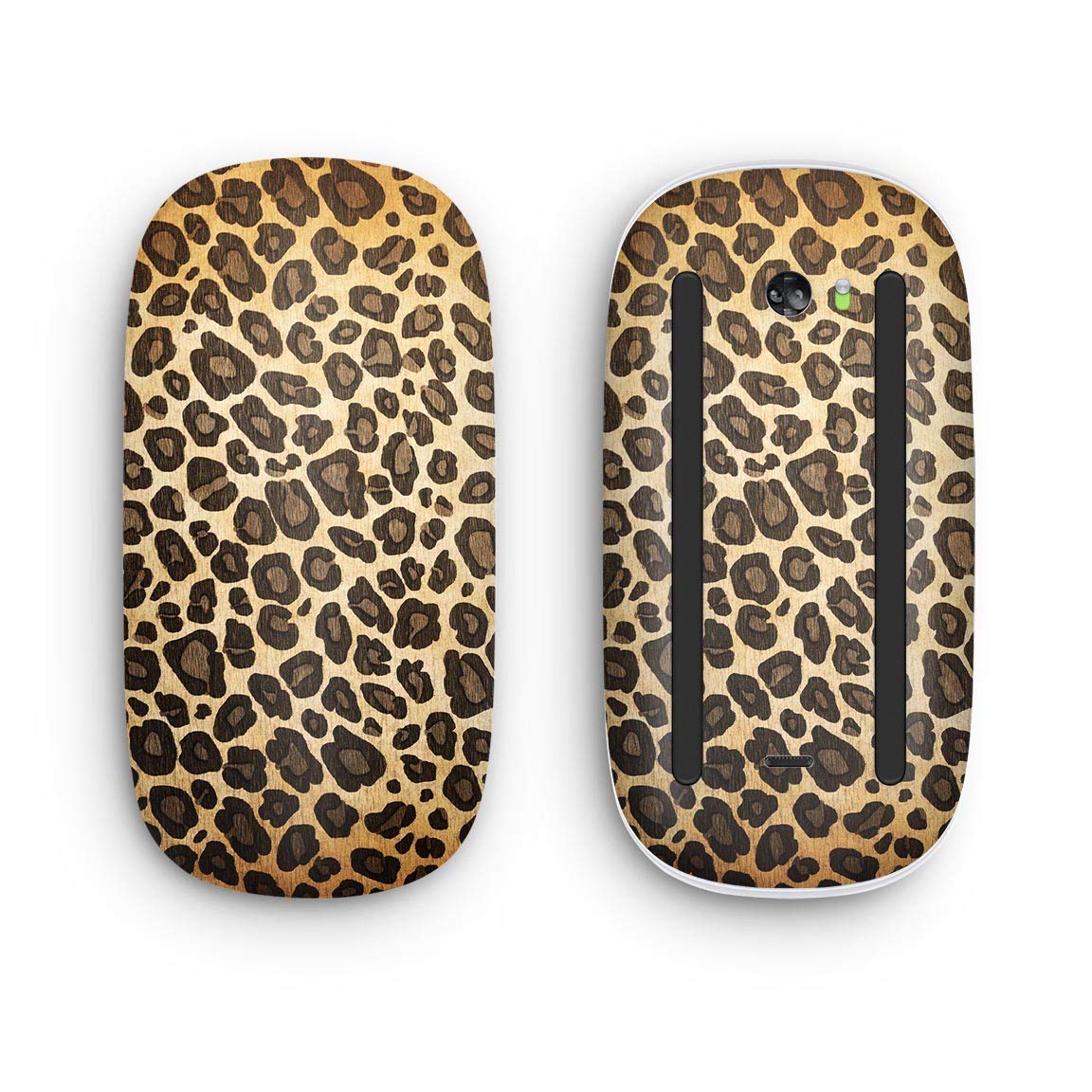Design Skinz Vibrant Leopard Print V23 Vinyl Decal Compatible with The Apple Magic Mouse 2 (Wireless, Rechargable) with Multi-Touch Surface