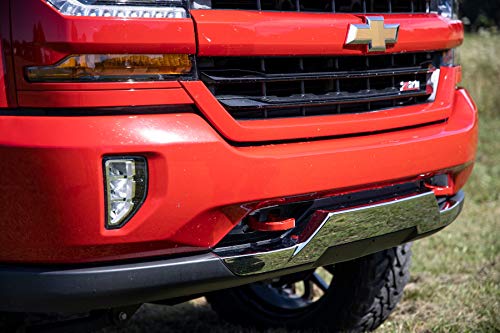 Rough Country Forged Tow Hooks for 2014-2018 Chevy Silverado 1500 | Red - RS134