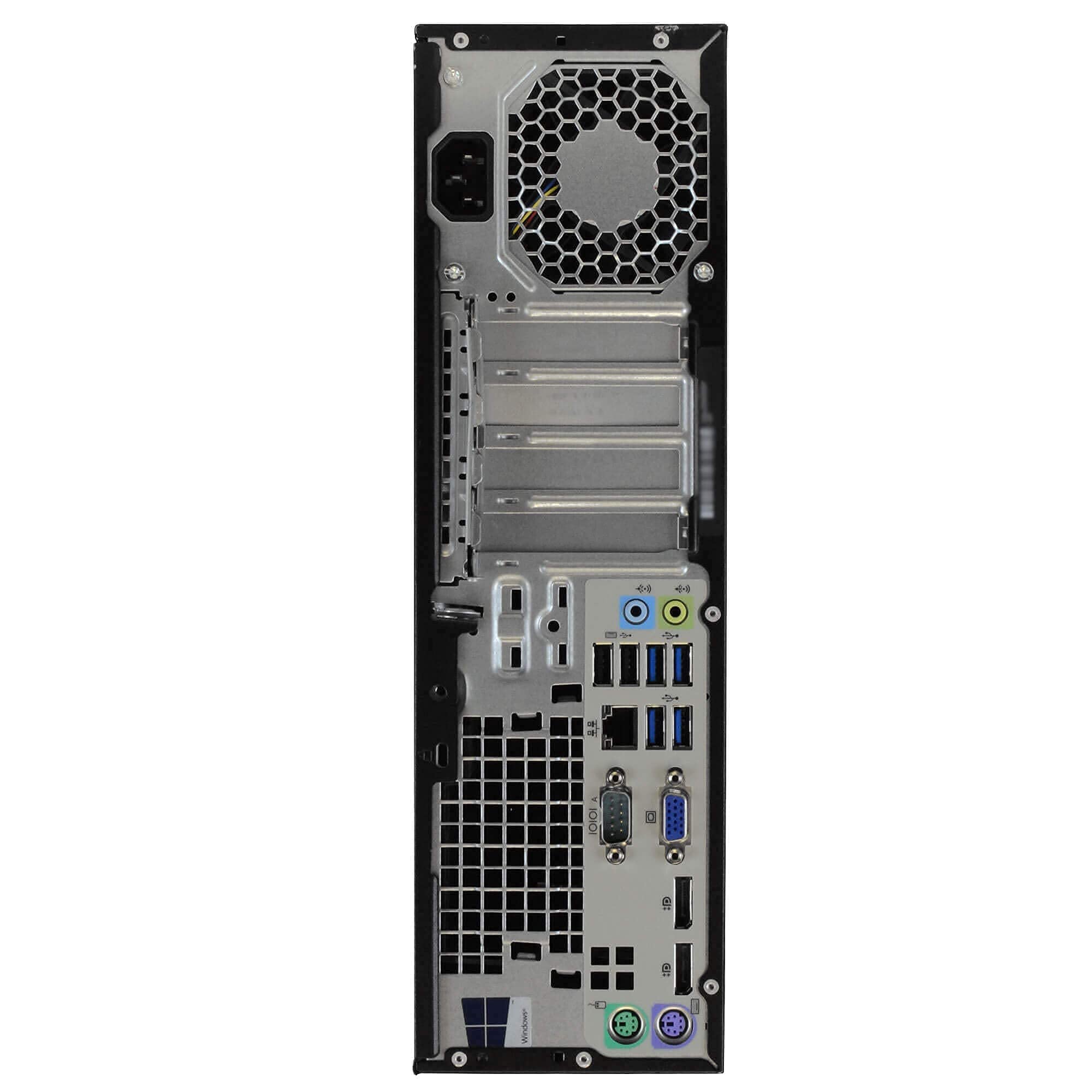 HP 600G2 SFF Desktop Computer PC, Intel i5-6500, 16GB RAM 2TB HDD, Windows 10 Pro, New 23.6 FHD Monitor, New 16GB Flash Drive, RGB Keyboard & Mouse, DVD, WiFi (Renewed)