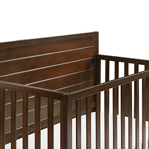 Carter's by DaVinci Morgan 4-in-1 Convertible Crib in Espresso, Greenguard Gold Certified
