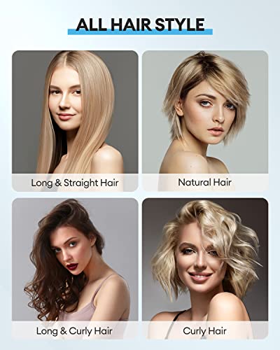 2/5 Inch Mini Flat Iron, CkeyiN Pencial Flat Iron for Short Hair, Beard and Pixie Cut, 30s PTC Fast Heating Small Hair Straightener with 15 Adjustable Temp, LCD Display, Auto Shut Off
