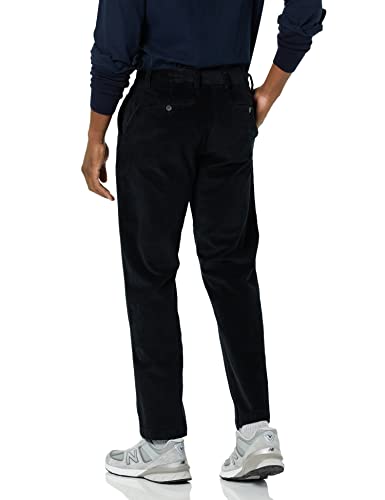 Amazon Essentials Men's Classic-Fit Corduroy Chino Pant, Black, 38W x 32L