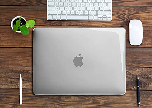 MOSISO Compatible with MacBook Pro 13 inch Case 2023, 2022, 2021, 2020-2016 M2 M1 A2338 A2251 A2289 A2159 A1989 A1708 A1706 with/Without Touch Bar, Plastic Hard Shell Case Cover, Crystal Clear