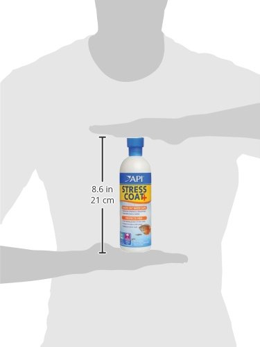 API STRESS COAT Aquarium Water Conditioner 16-Ounce Bottle
