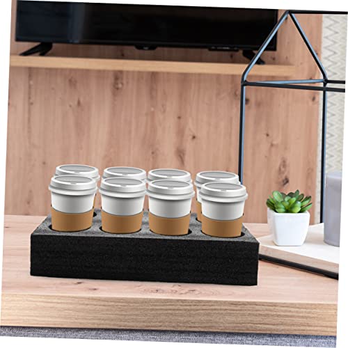 2pcs Milk Tea Drink Cup Holder Beverage Cup Carriers Soda Cup Holder Foam Take Out Drink Carrier Outdoor Cup Holder Tool Tray Convenient Cup Holder Drinks Pearl Cotton re-usable